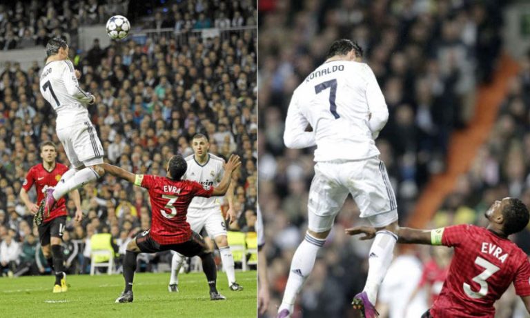 Who holds the record for the highest jump in soccer history?